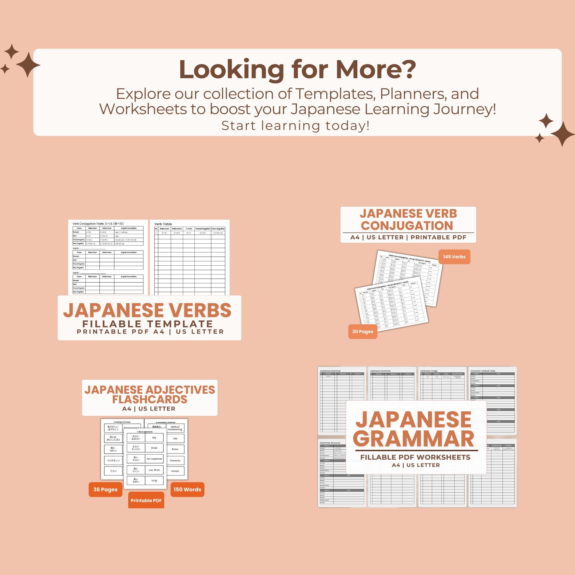 Japanese Particles Cheat Sheets Language Learning Beginner Grammar JLPT ...