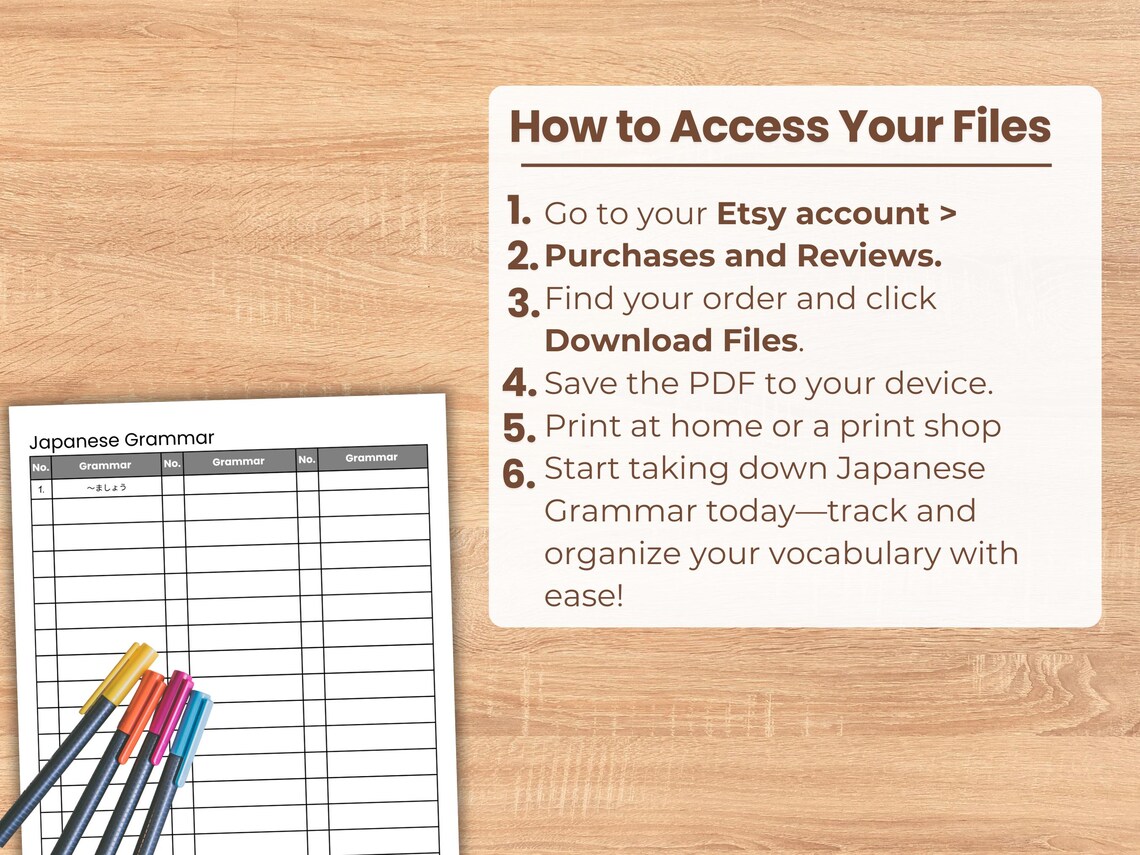 Japanese Grammar Practice Sheets Fillable PDF Worksheets | JLPT N5 N4 ...