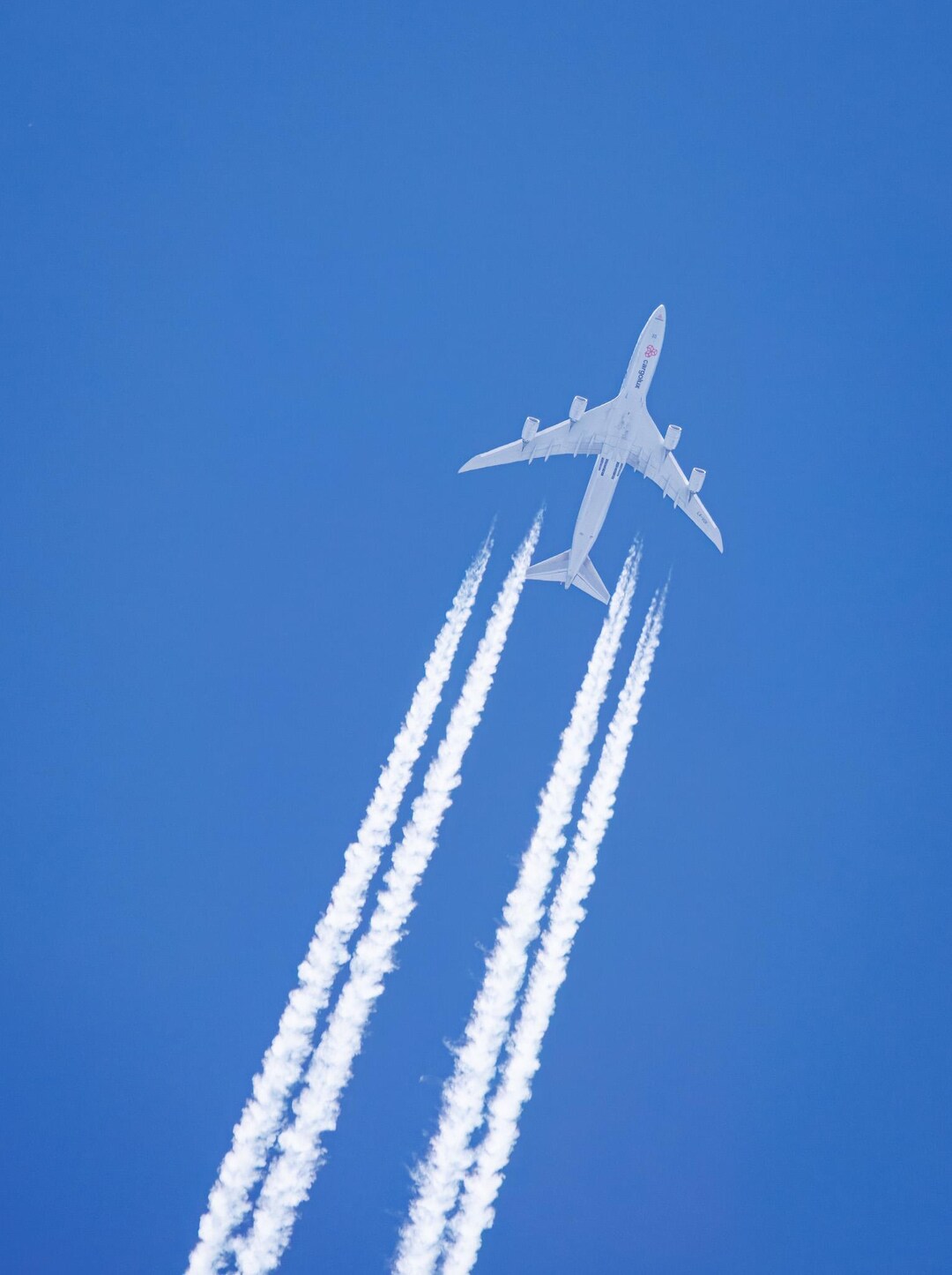 PHOTO PRINT - High Altitude Cargolux Boeing 747 Flyover Prints and ...