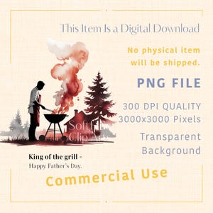 Father’s Day Clipart Bundle, 24 PNG Files, Watercolor Dad & Child ...