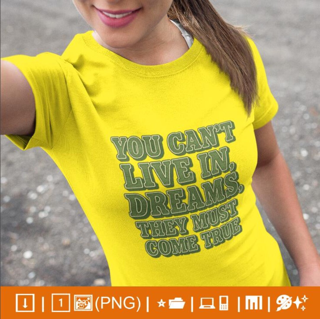 Dream Big Earn Big PNG | Motivational Quote for Apparel, Decor (digital ...