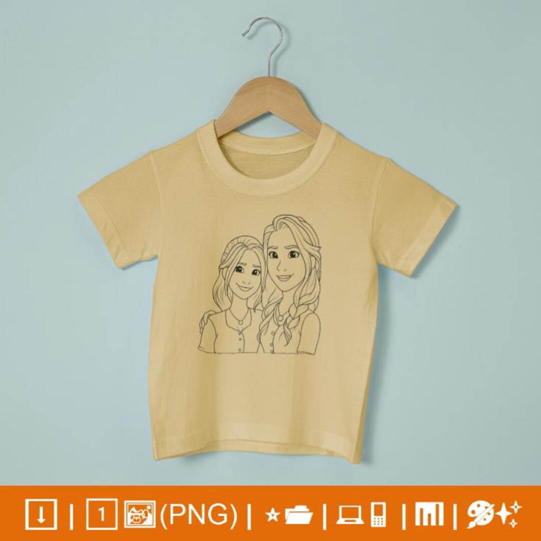 Best Friends PNG | Stylish Girls Design for Gifts, Tees (digital ...
