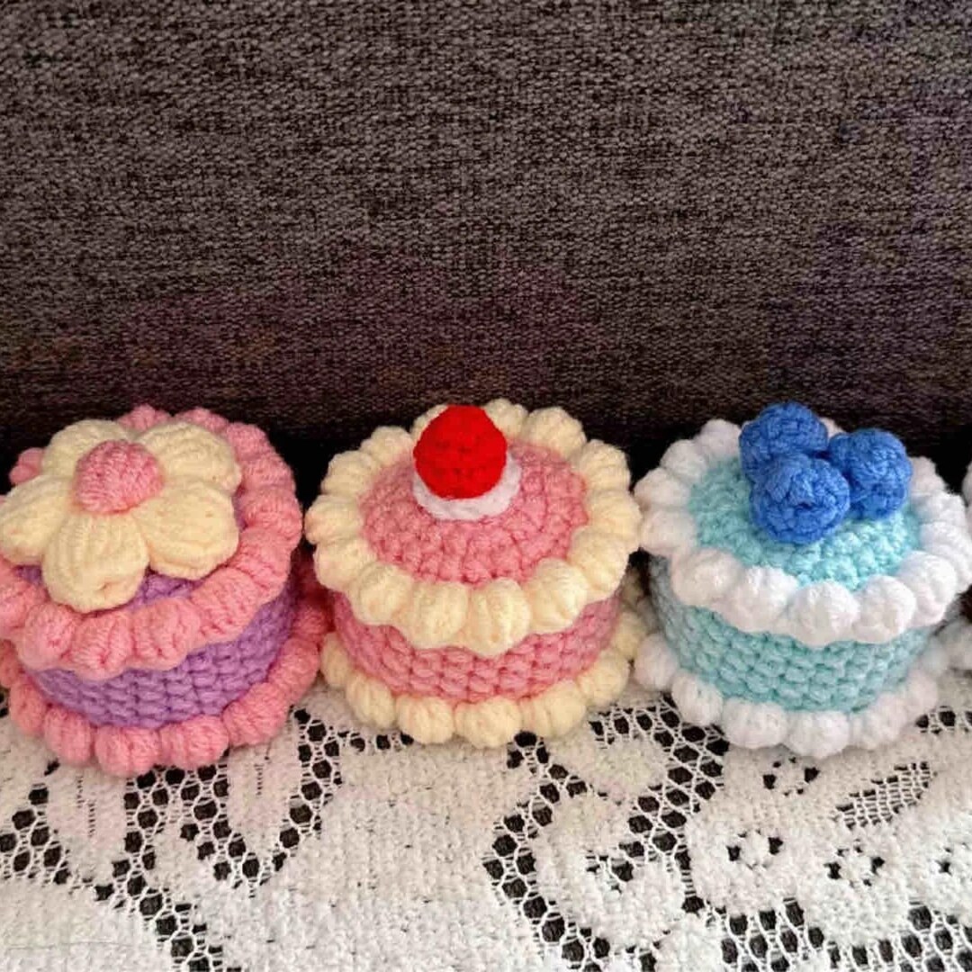 Birthday Cake Crochet Pattern, Diy Crochet Pattern, English ...