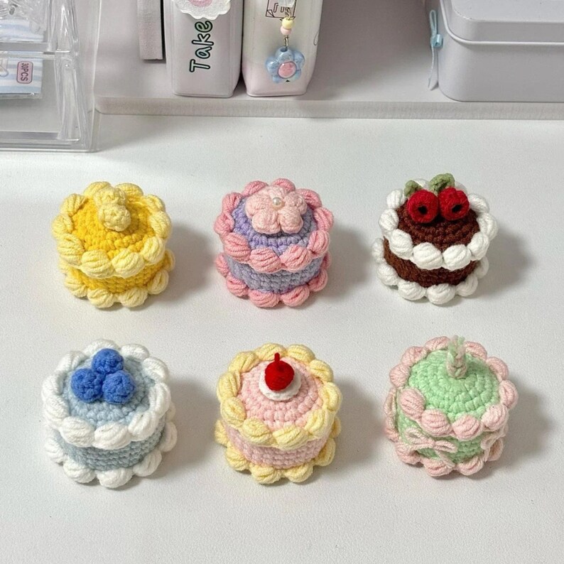 Birthday Cake Crochet Pattern, Diy Crochet Pattern, English ...