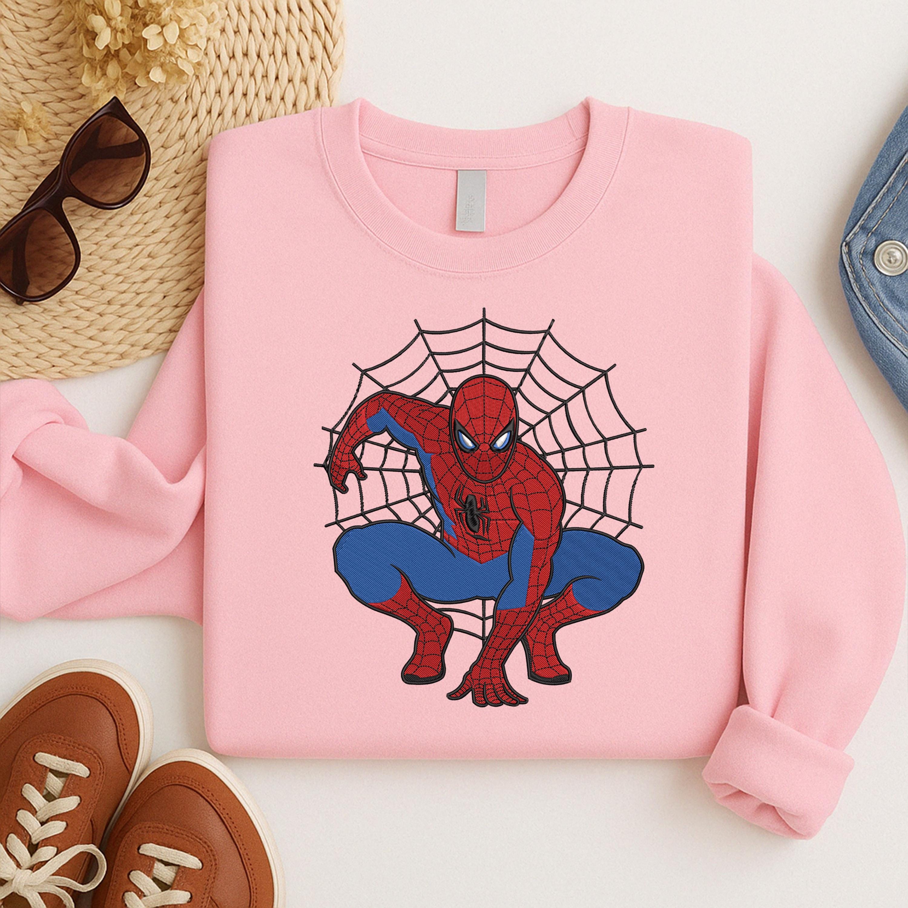 Spiderman Embroidery Design, Superhero With Web Machine Embroidery ...