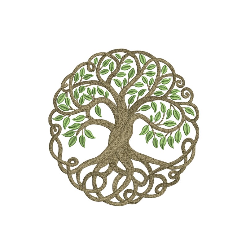 Tree of Life Machine Embroidery Design, Tree of Life Embroidery Files ...