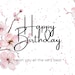 Happy Birthday Digital Card | Printable Birthday Wish | Instant ...