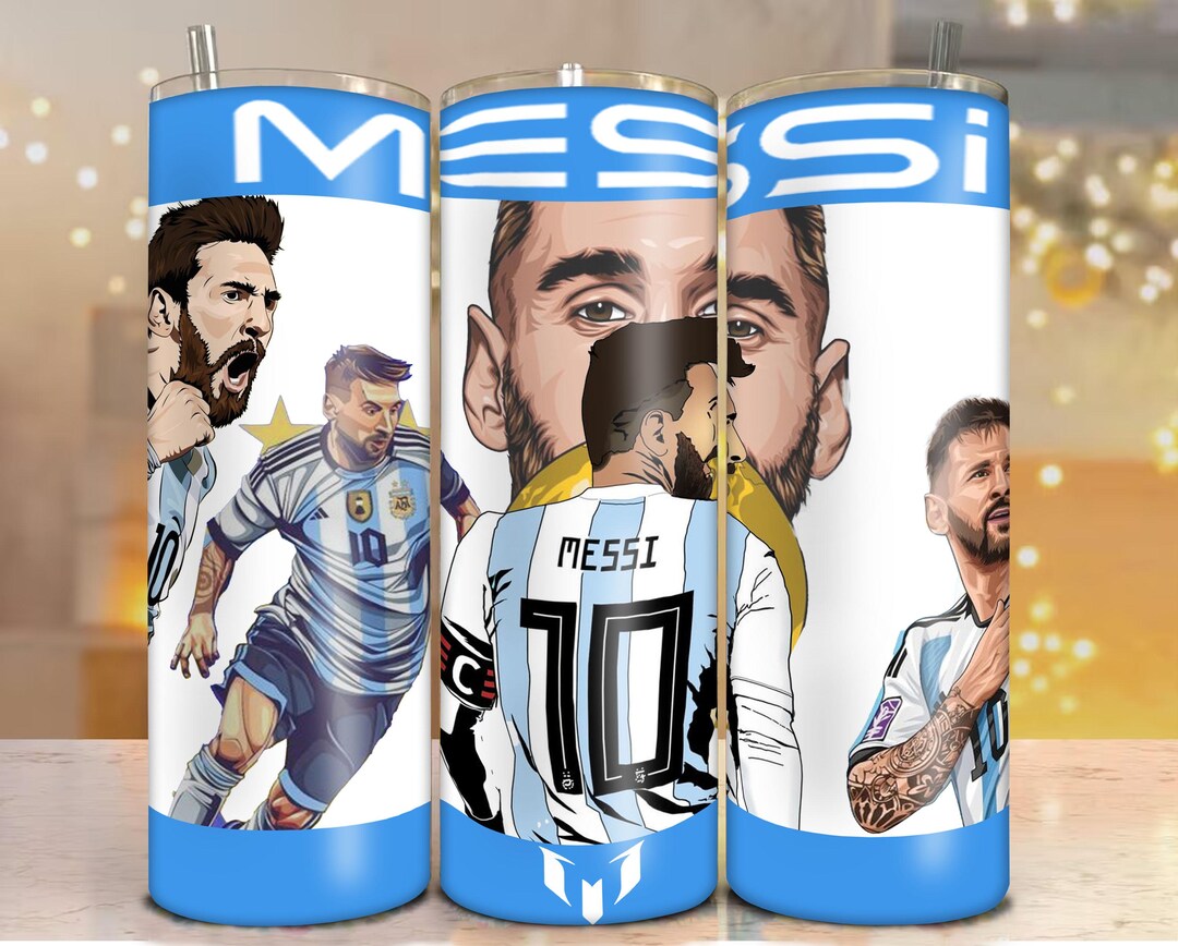 Lionel Messi Skinny Tumbler Wrap Digital Download Messi PNG, Skinny ...
