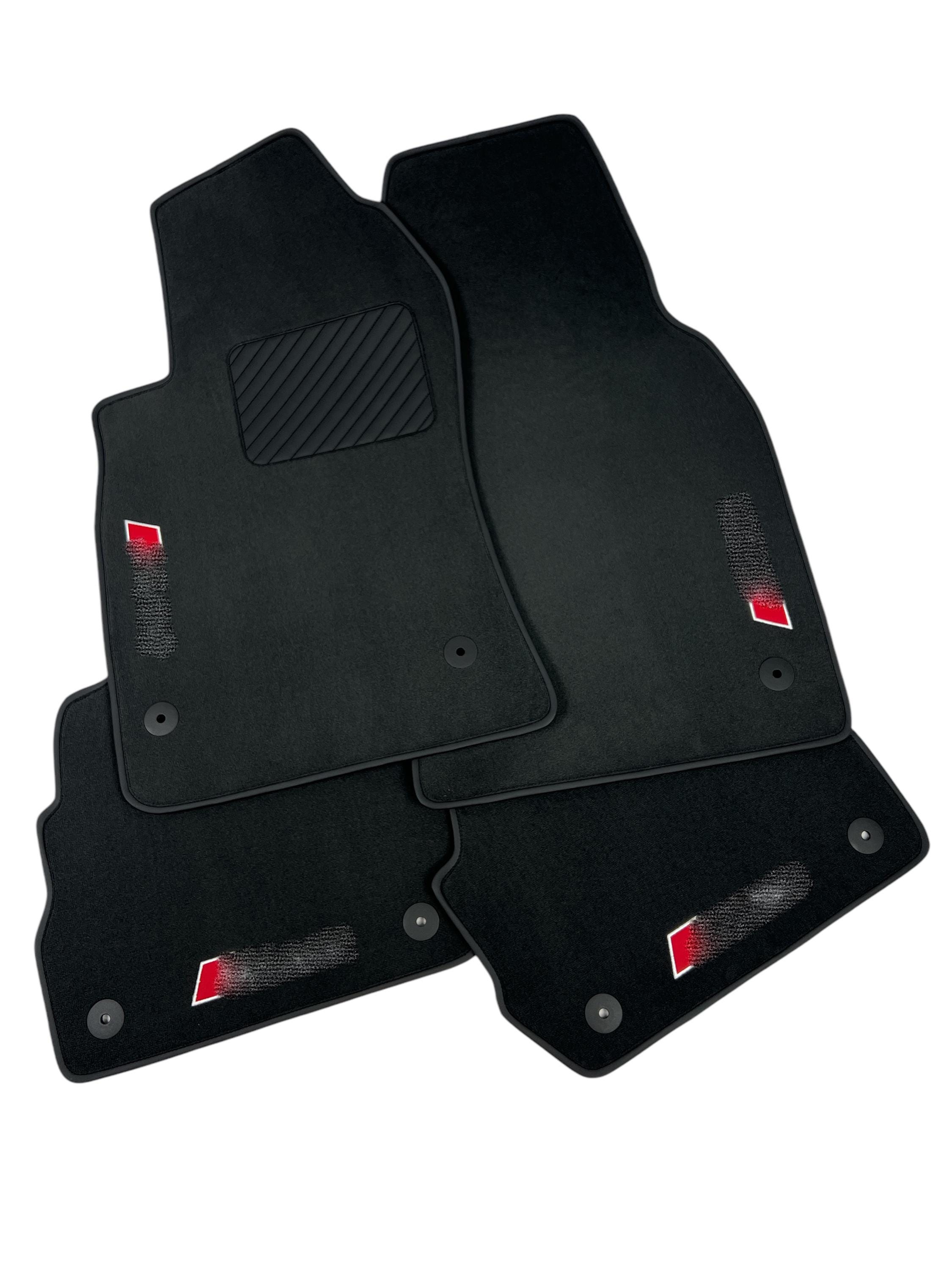 Floor Mats for Audi S Line A1-A3-A4-A5-A6-A7-A8-S-RS-Q2-Q3-Q5-Q7-Q8 ...