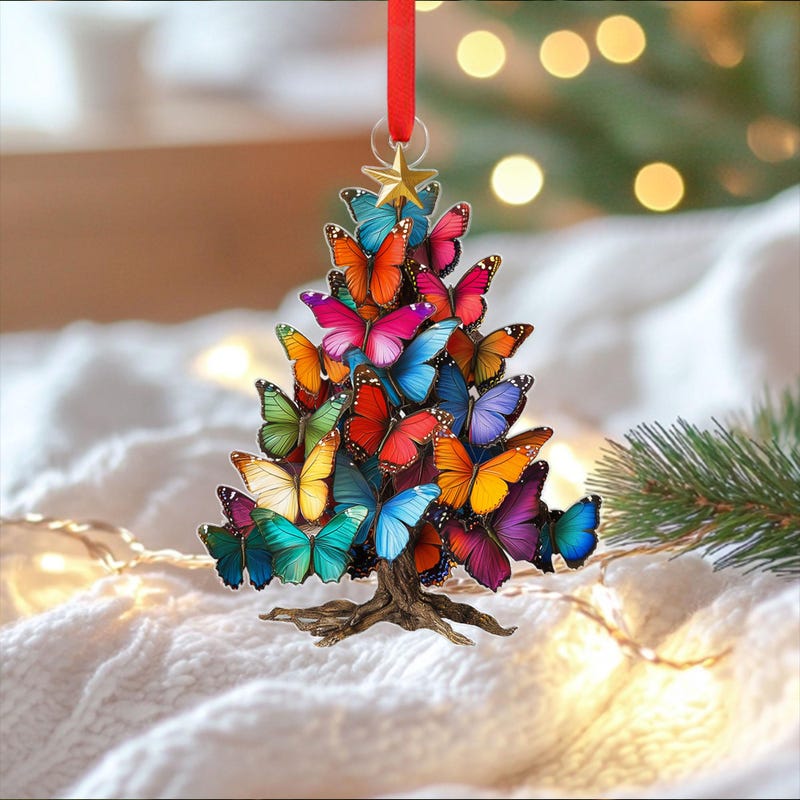 Butterfly Xmas Tree - Etsy