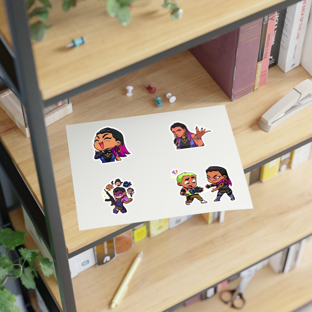 Valorant - Reyna Vinyl Sticker Bundle | 4 Unique Stickers Included ...