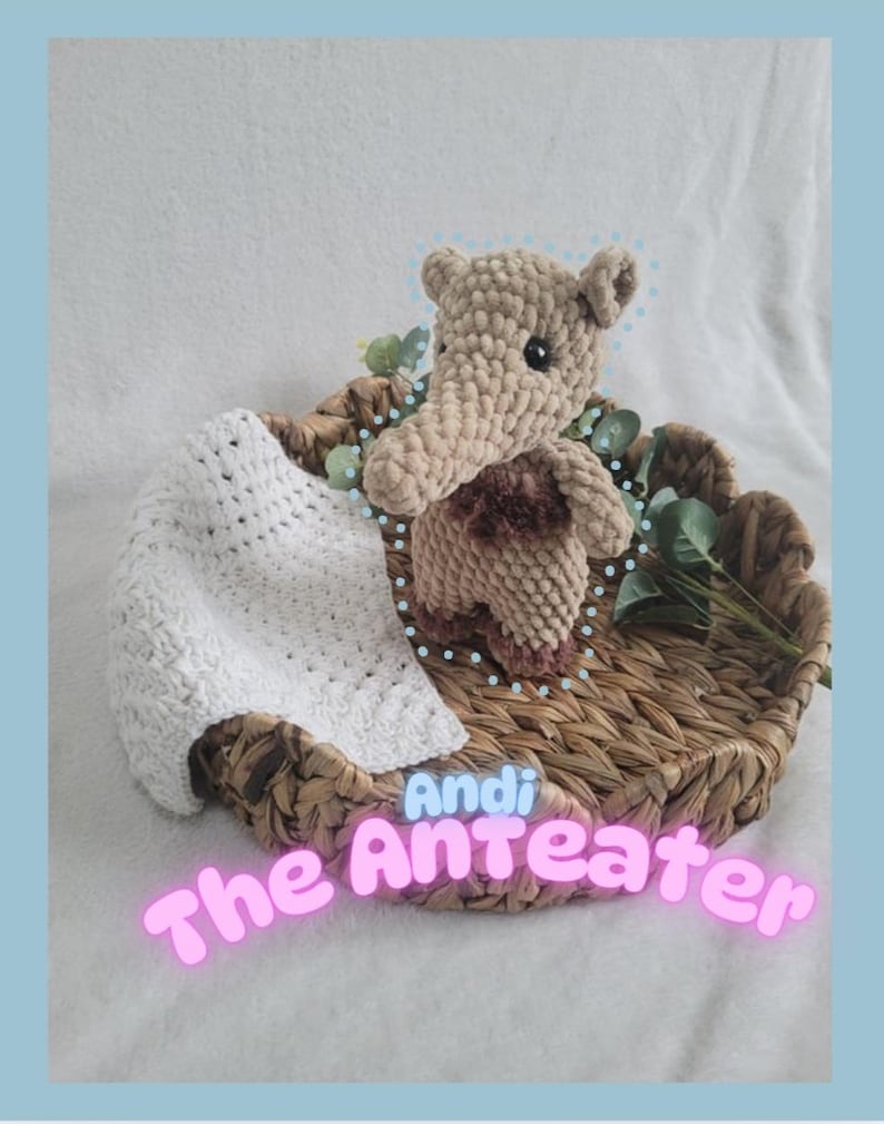 Andi the Anteater Crochet Pattern - Etsy
