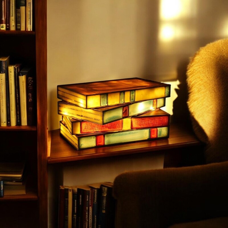 Book Lamp - Etsy