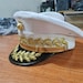The Salute Uniforms USMC Commandant Dress White Hat - Etsy
