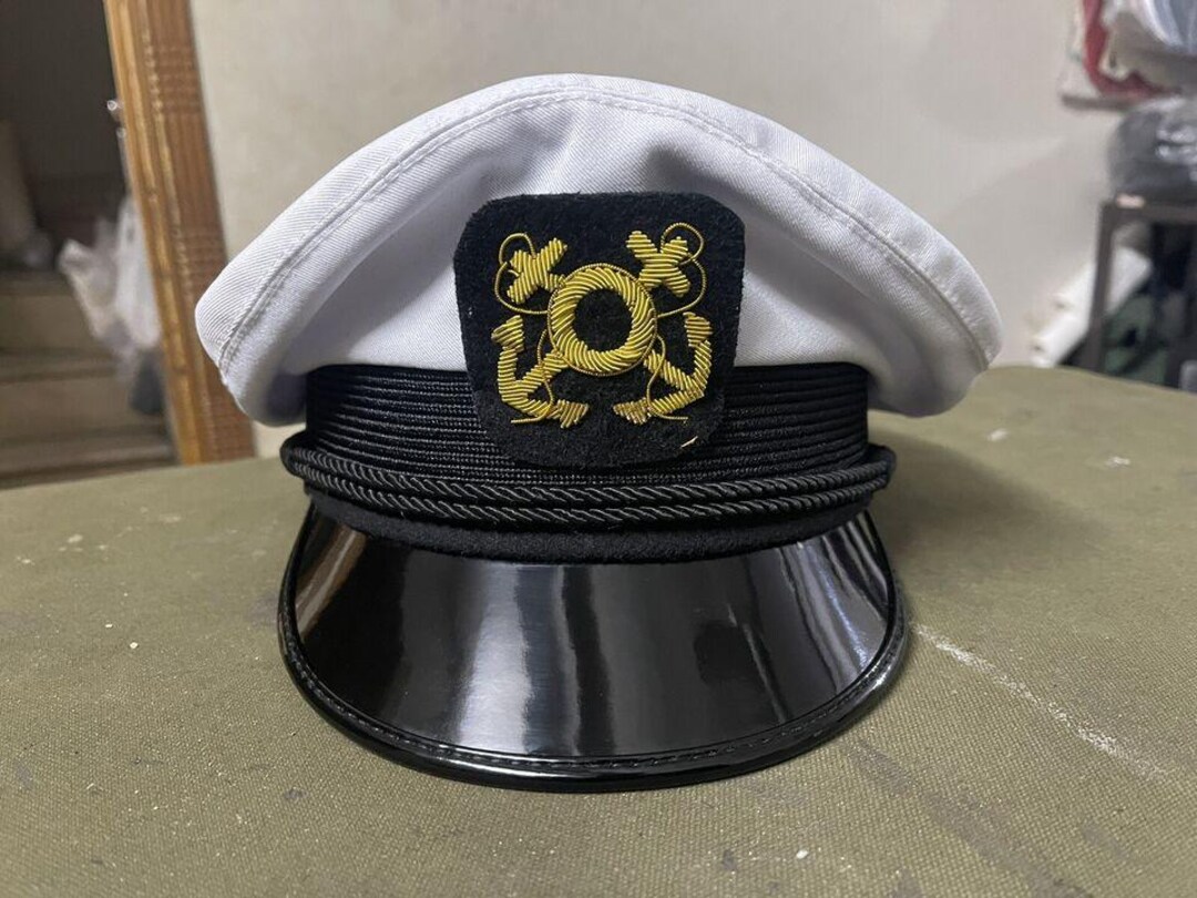 New Lancaster Boat Skipper Yachting Captain Peak Cap Military Cap - Etsy