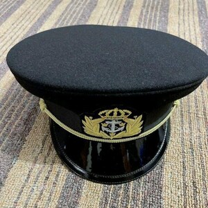 Sweden Royal Navy Officer Cap - Etsy