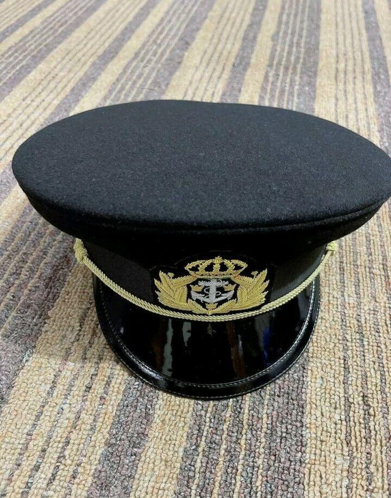 Sweden Royal Navy Officer Cap - Etsy