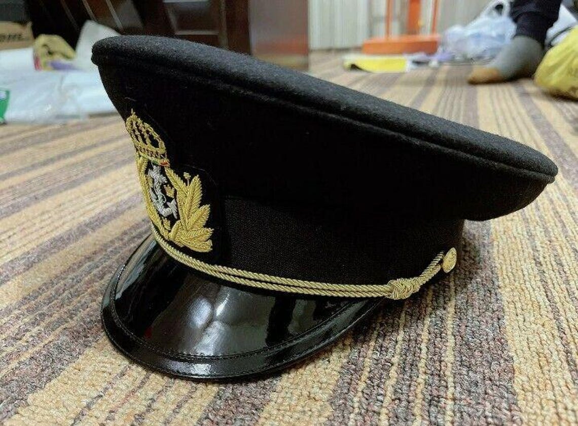 Sweden Royal Navy Officer Cap - Etsy