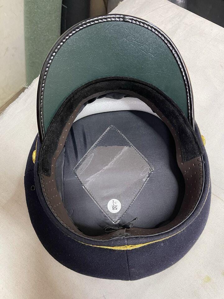 U.S. Army General Officer Fur Felt Enlisted Dress Blue Service Cap - Etsy