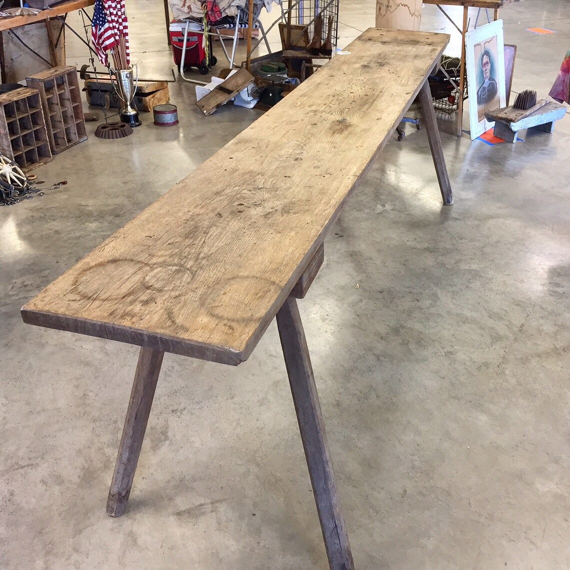 Workbench / Folding Oak Bench / Work Bench / Slaughter Bench | Etsy