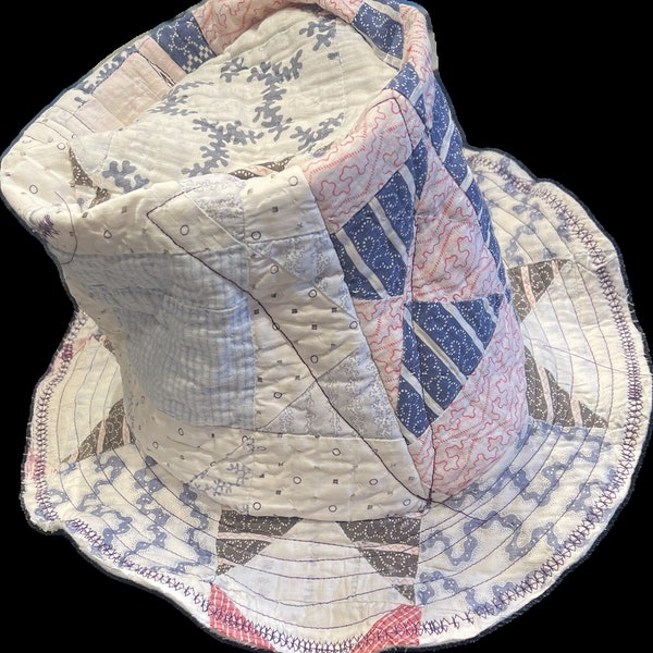 Patchwork Bucket Hat - Etsy