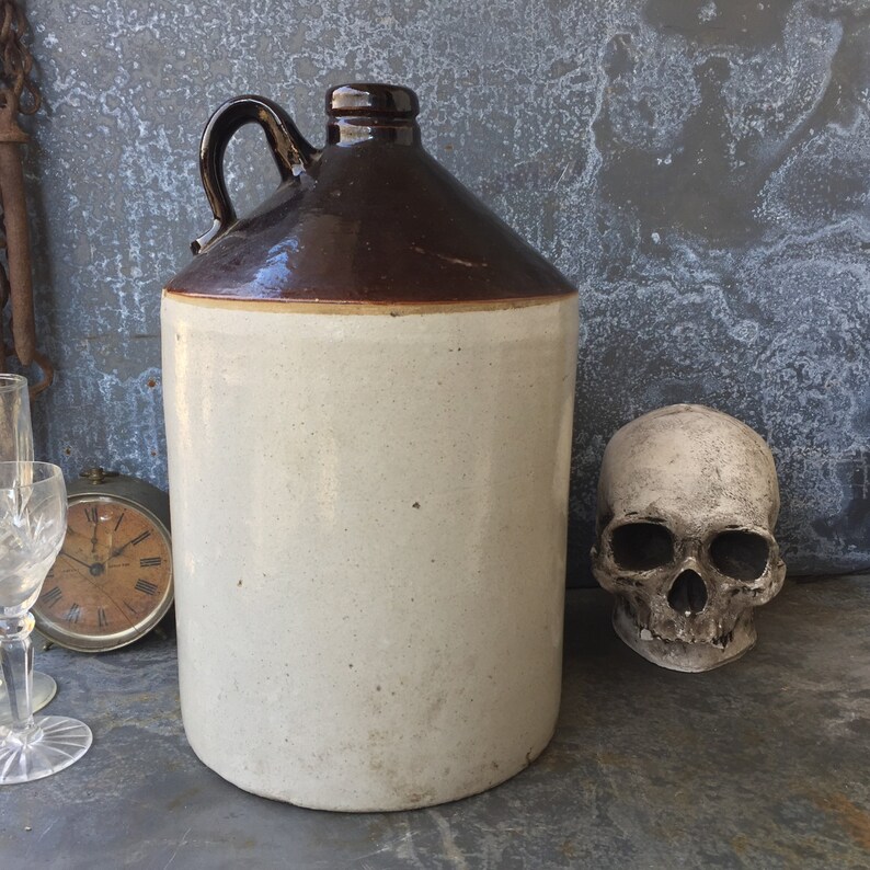 Antique Crock Whisky Jug Moonshine Jug Salt Glaze Etsy