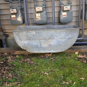 Galvanized Washtub / Garage Tire Tub - Etsy