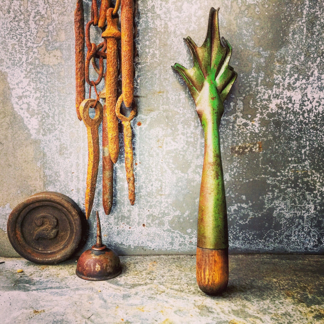 Vintage Garden Rake / Claw / Rustic - Etsy