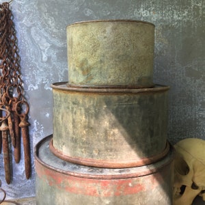 Dry Measure / Galvanized Cans / Galvanized Dry Measure / 8 | Etsy