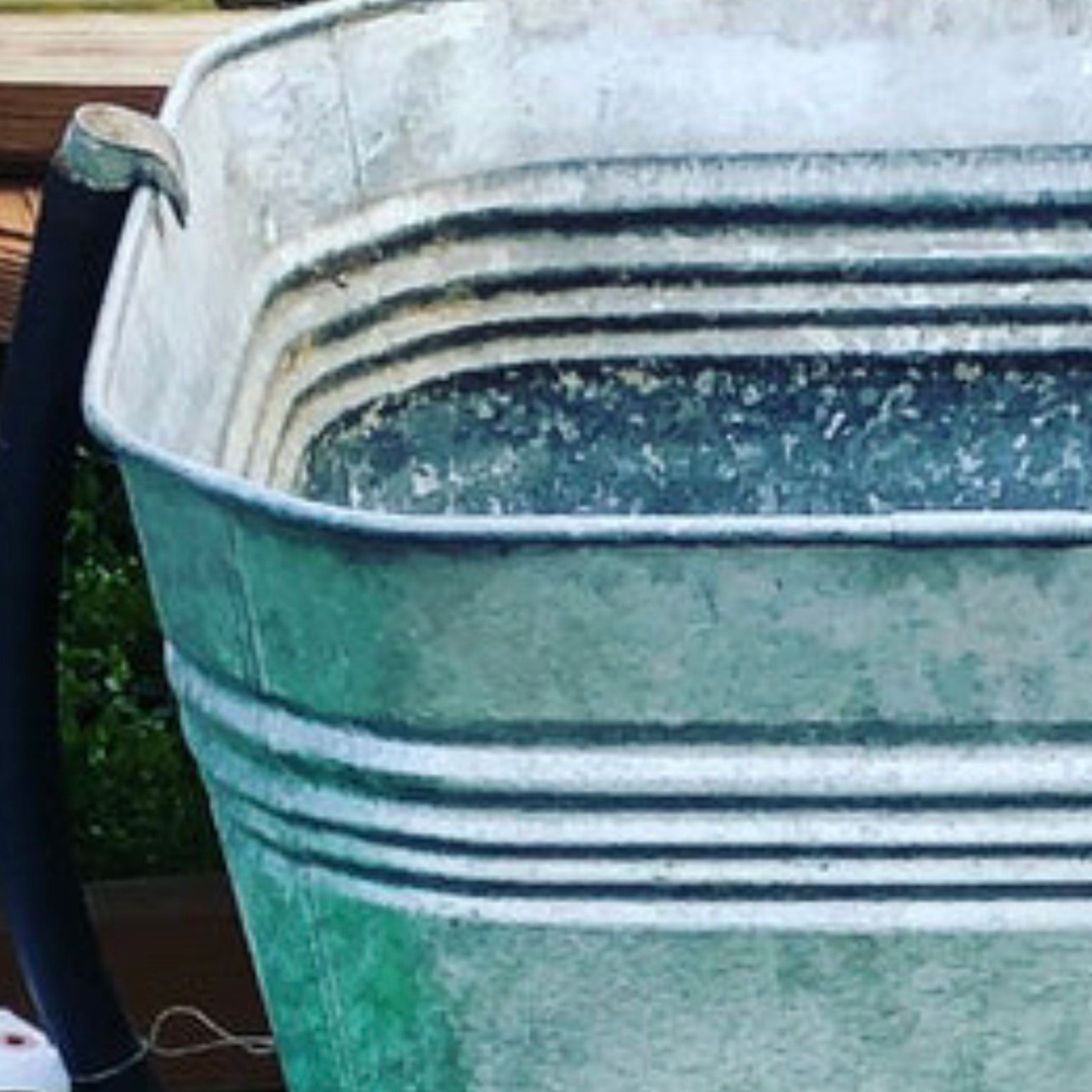 Galvanized Washtub / Reeves / Wash Stand | Etsy