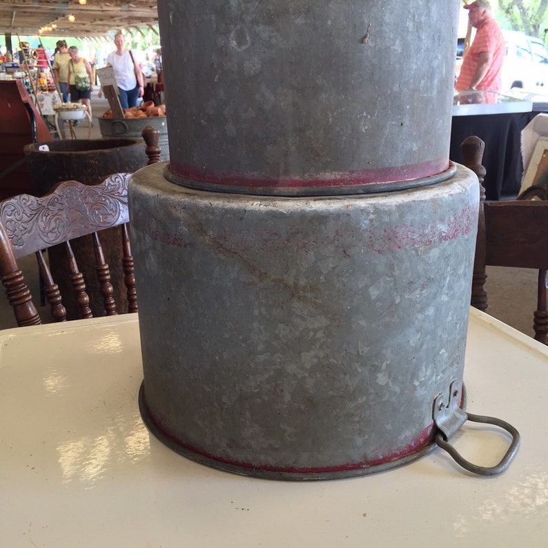 Dry Measure / Galvanized Cans / Galvanized Dry Measure / 8 | Etsy