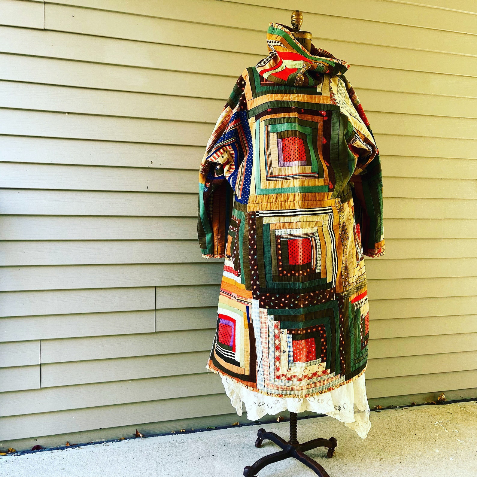 Quilted Jumper / Antique Quilt / Star Pattern / Dolman Sleeve - Etsy