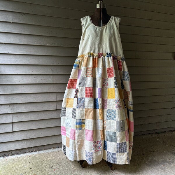 Patchwork Dress Pattern - Etsy