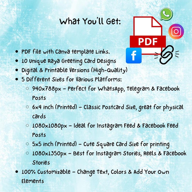 Customizable Hari Raya Cards | Canva Template for Digital and Printed ...