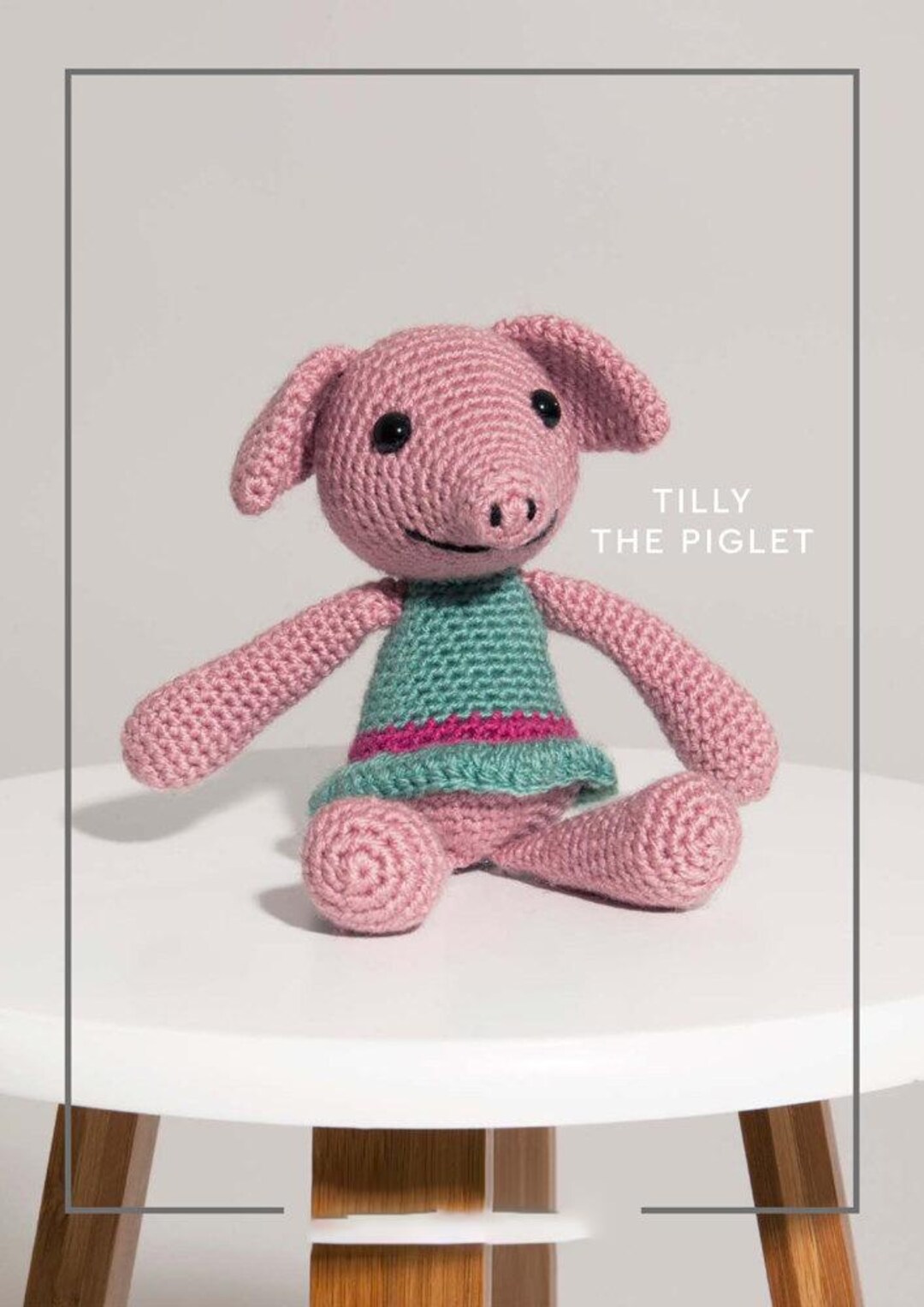 Handmade Crochet Piglet Plush, Amigurumi Pig Doll,soft Stuffed Pig Toy ...