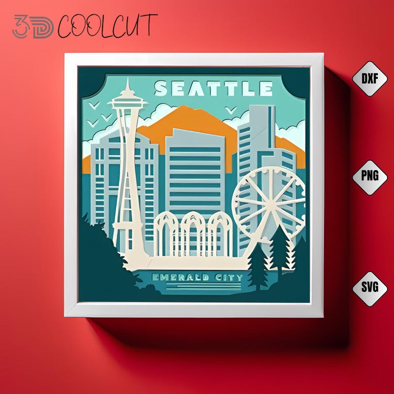 Seattle Svg - Etsy