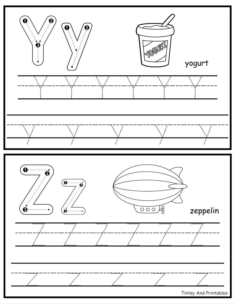 26 ABC Phonics Tracing Cards, Preschool-kindergarten Handwriting ...