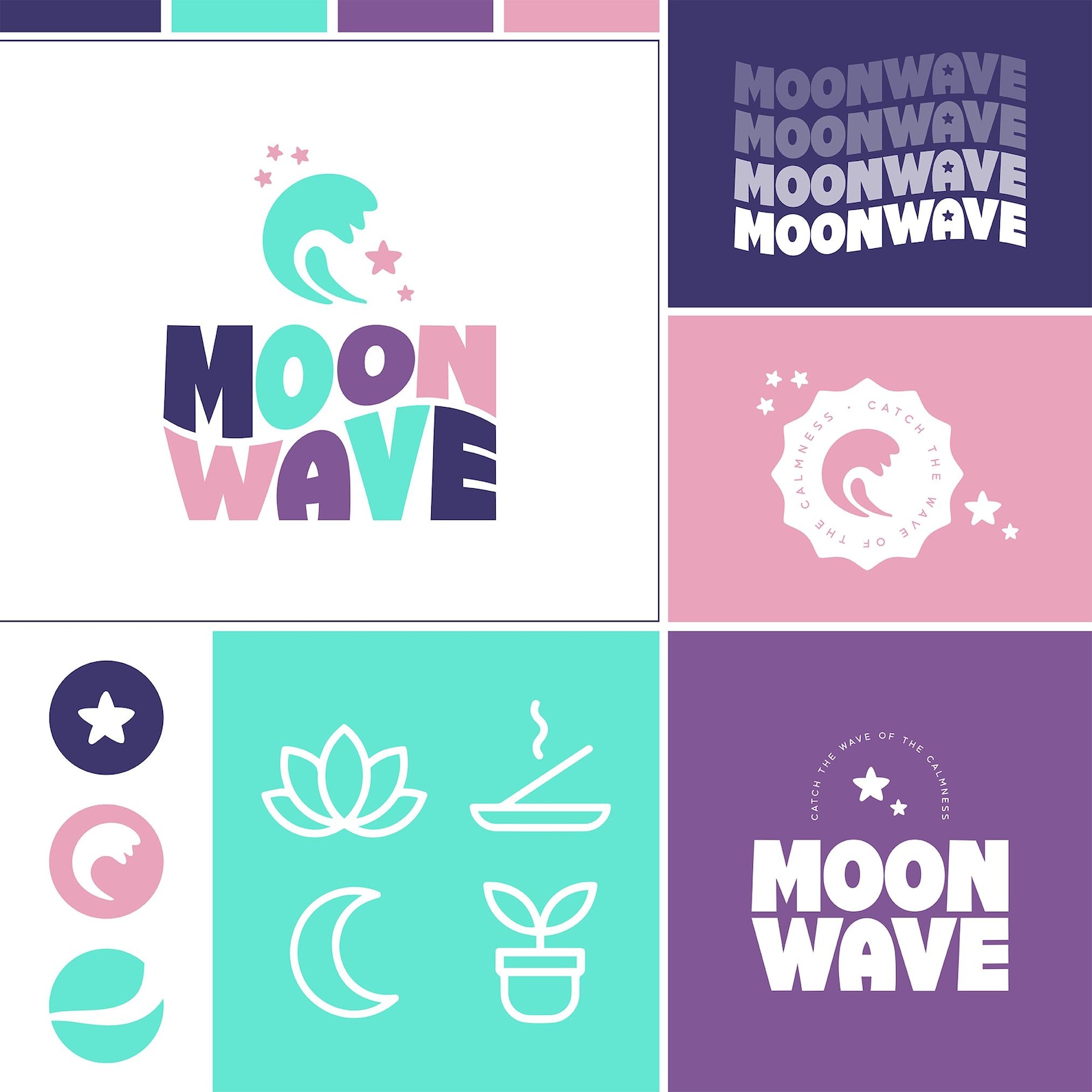 Custom Branding Kit, Modern Retro Logo Design, Modern Wellness Branding ...