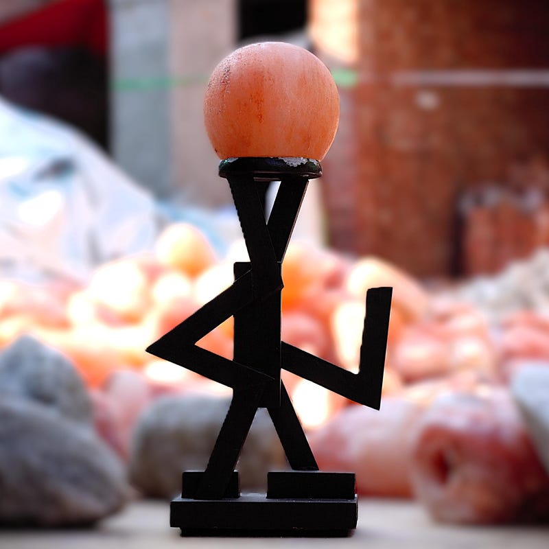 Salt Lamp Metal Basket - Etsy