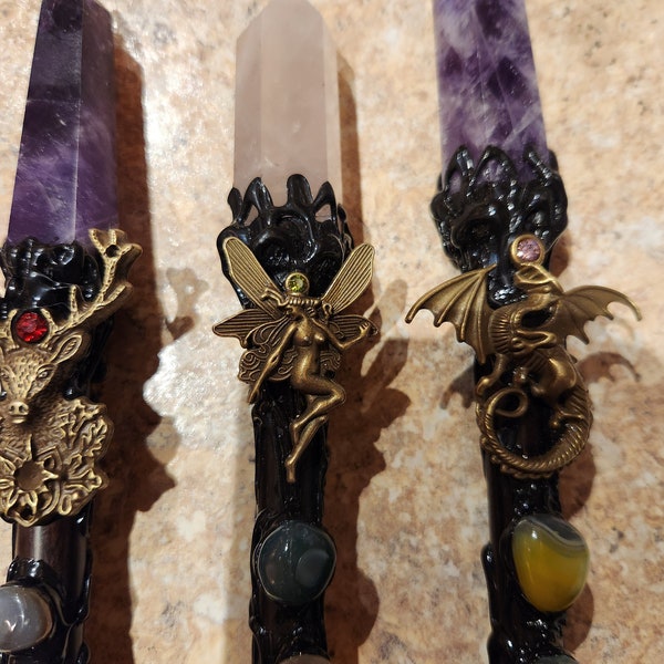 Magic Crystal Wand - Etsy