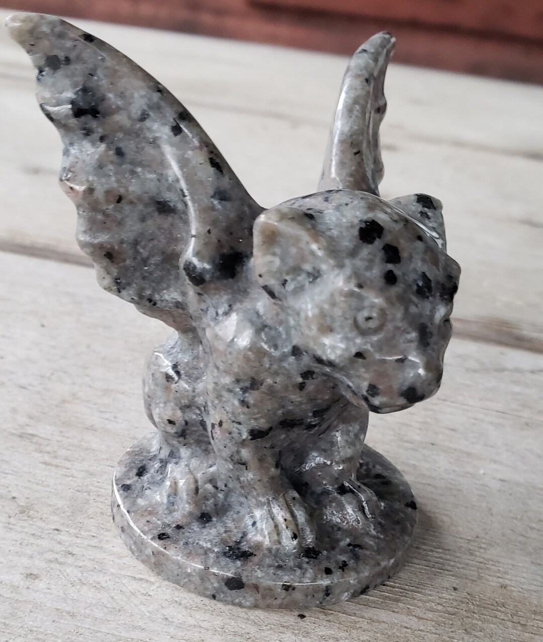 Yooperlite Gargoyle 2.5 Inches, Obsidian Gargoyle, 1.5" Obsidian ...