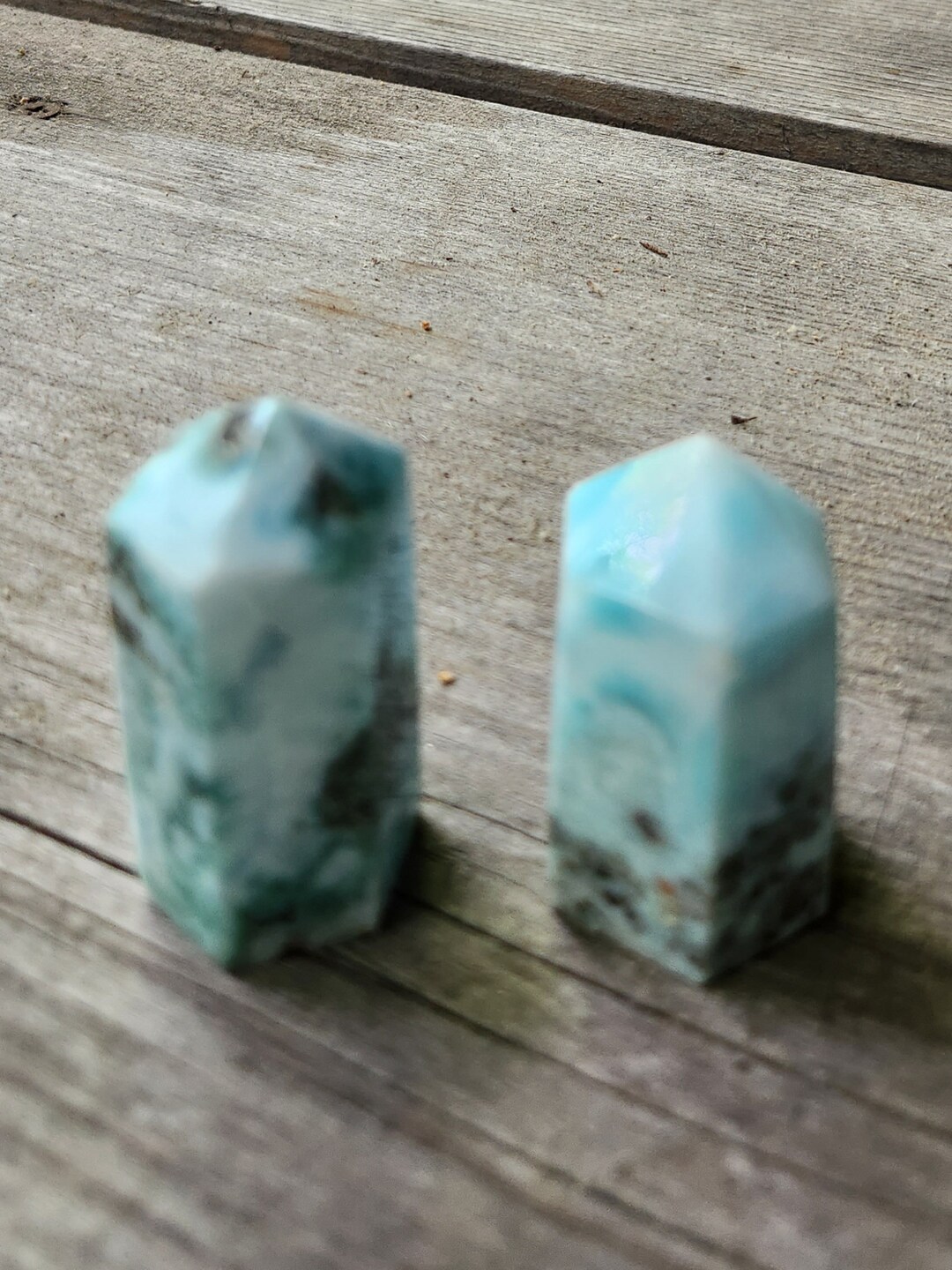 Genuine Blue Larimar Towers, Blue Towers, 1.9", Rare Larimar, Not ...