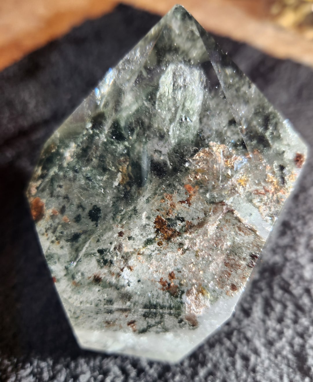 Large Garden Quartz/lodalite Tower, Carved Garden Quartz, Beautiful ...