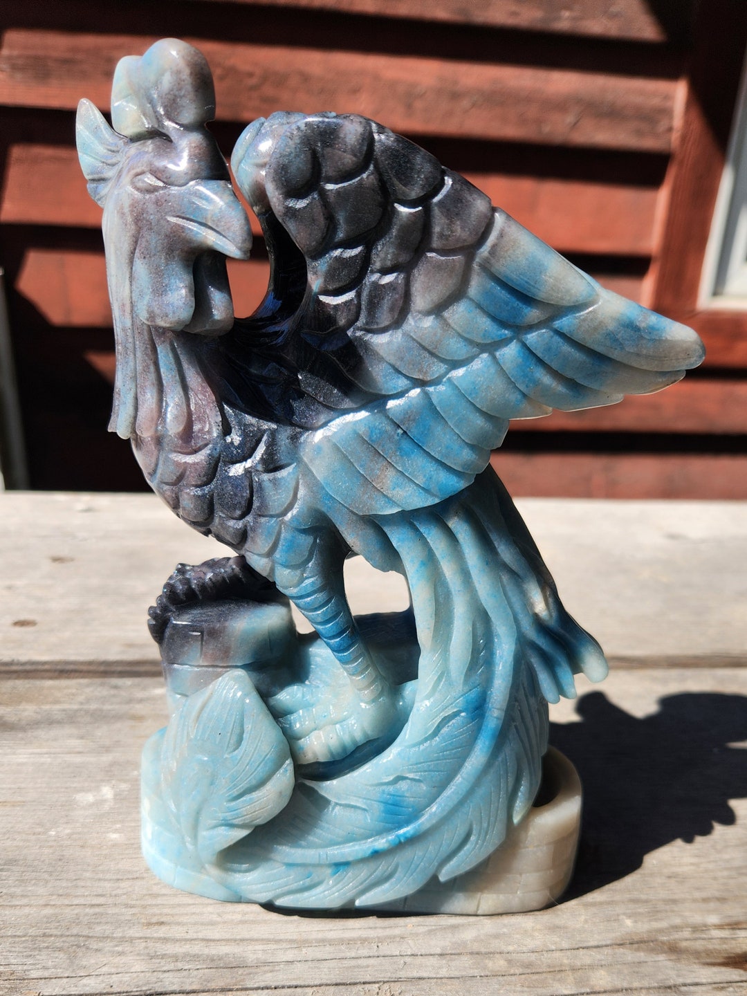 Gorgeous 4LB Trolleite Phoenix Bird, Phoenix Carving, Rare Trolleite ...