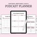 Podcast Planner Bundle - Editable and Printable Digital Planner for ...