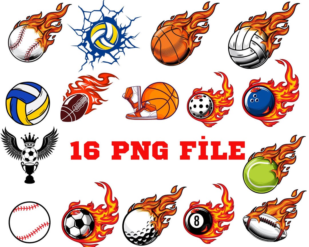 Flaming Balls, 16 PNG Net, Fiery Football Ball,fiery Basketball Ball ...