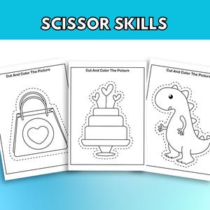 Preschool Fine Motor Skills Worksheets | Pre-writing, Scissor Skills ...