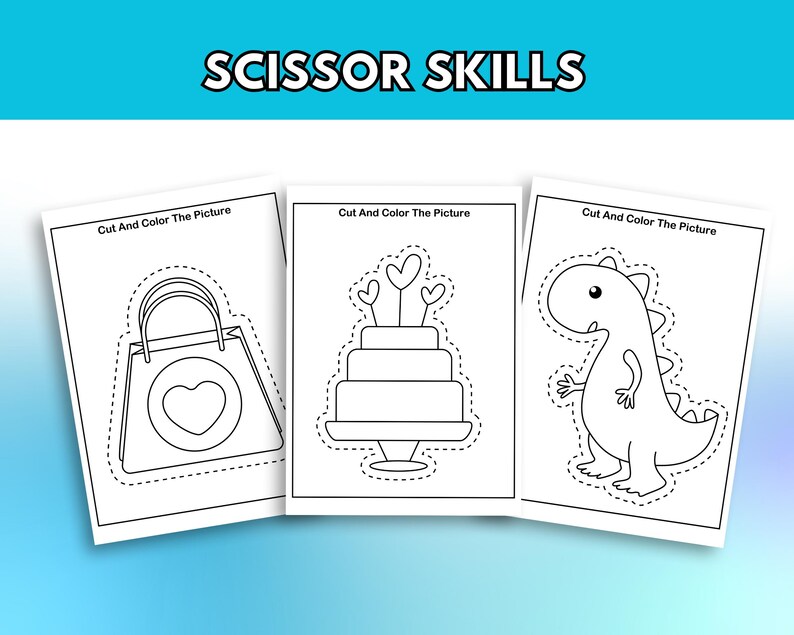 Preschool Fine Motor Skills Worksheets | Pre-writing, Scissor Skills ...
