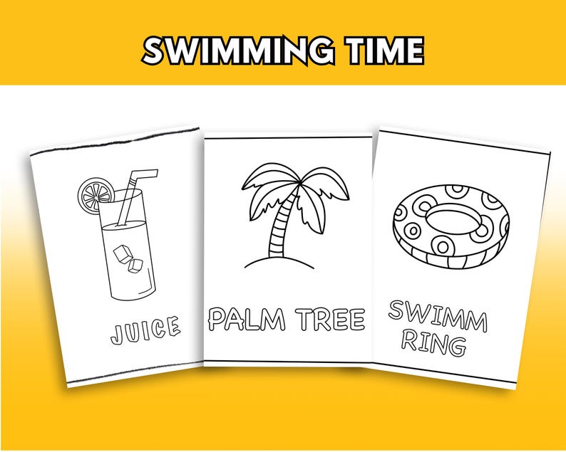 Kids Summer Coloring Pages Printable Summer Coloring Sheets Summer ...