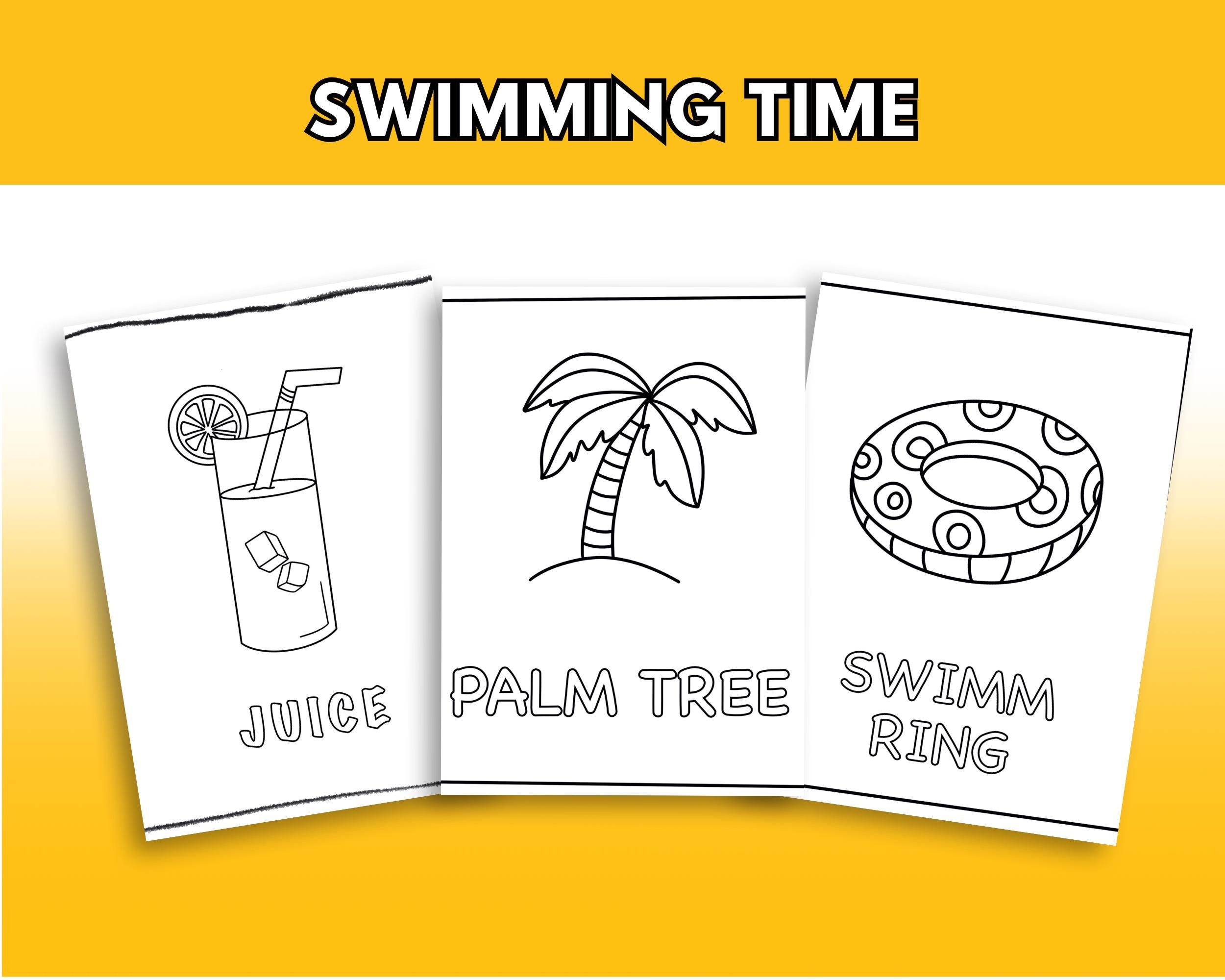 Kids Summer Coloring Pages Printable Summer Coloring Sheets Summer ...